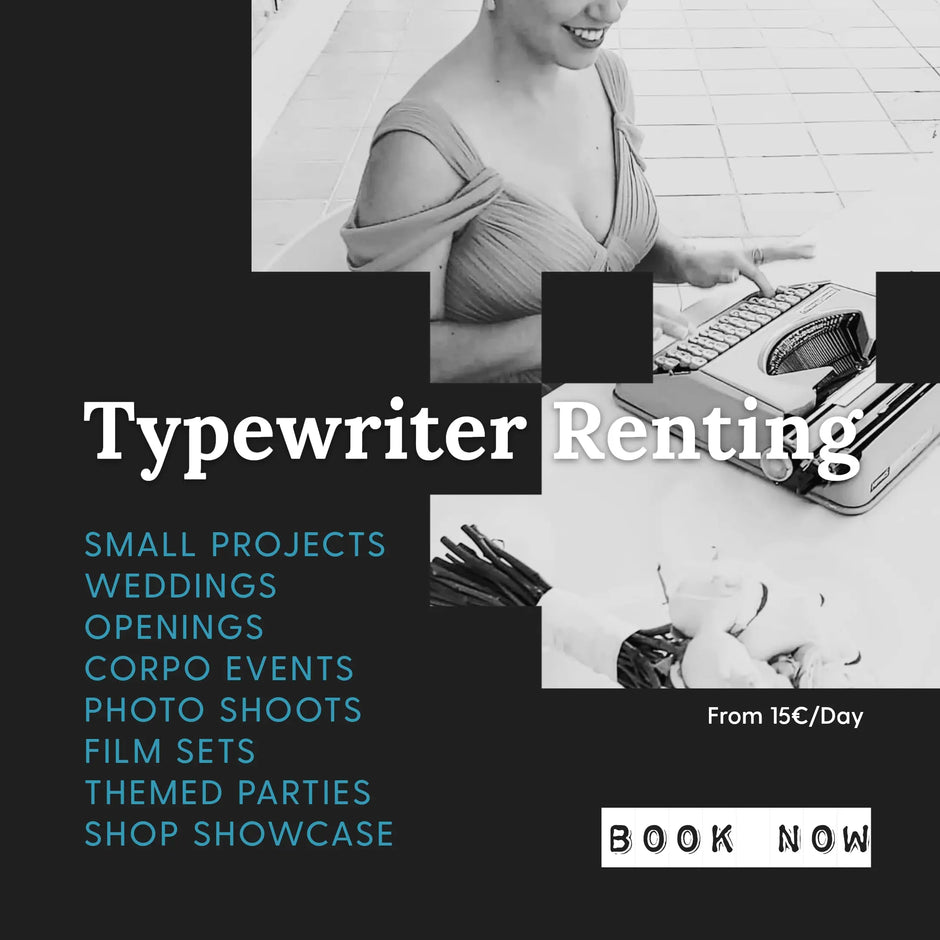 Vintage Typewriters for Rent, Weddings, Events, Movies – ElGranero ...